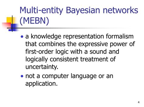 Ppt Comprehensive Overview Of Multi Entity Bayesian Networks