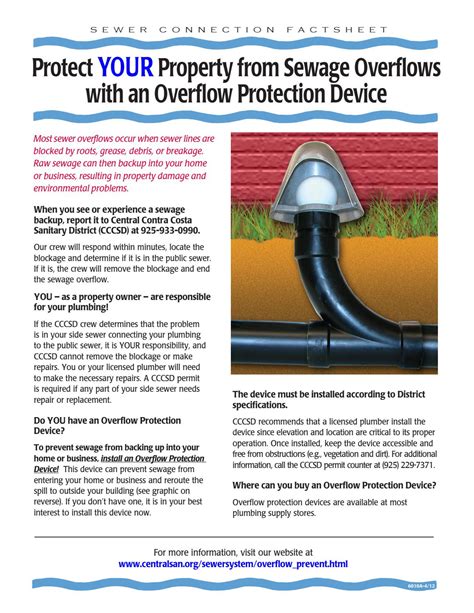 Overflow Protection Device By Central San Issuu