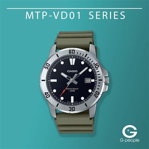 CASIO MTP-VD01-3EV / MTP-VD01-3E / MTP-VD01 ANALOG WATCH 100% ORIGINAL ...
