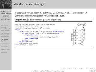 An Efficient And Parallel Abstract Interpreter In Scala First