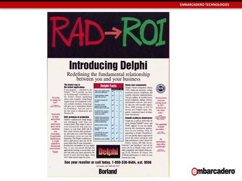 Delphi 1 To Delphi Xe7 20 Years Of Continuous Innovation By David I Ppt