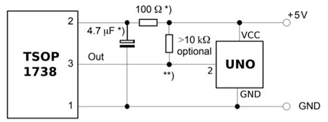 tsop1738 arduino tutorial ir sensor control rgb led chippiko
