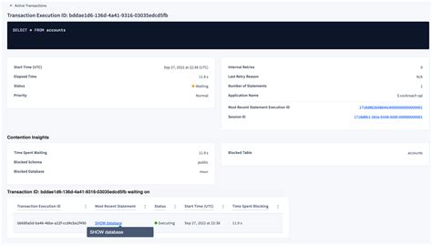 wrong statement in blocking transaction · issue 88873 · cockroachdb cockroach · github