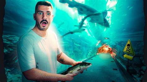 یکی از بزرگترین آکواریوم های اروپا 😱🦈 One Of The Largest Aquariums In