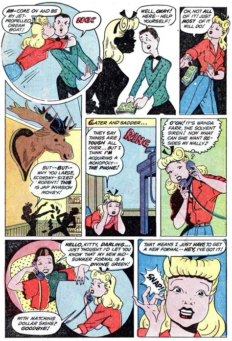 Pappys Golden Age Comics Blogzine Number 1222 Paper Dolls Katy And