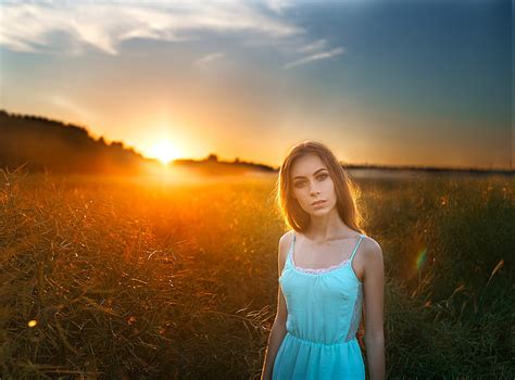 Hd Wallpaper Girl Sexy Sun Beauty Eyes Woman View Mood Russian