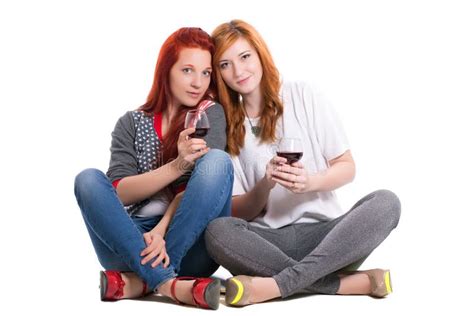Two Redhead Women Stock Image Image Of Glamour Lovely 78217667