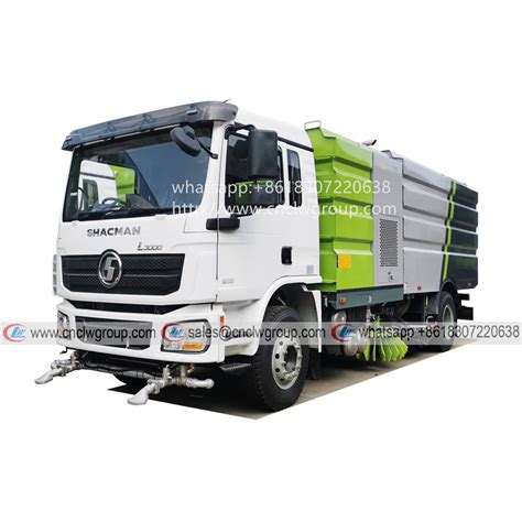 Shacman L3000 Rhd 6w Washing Road Sweeper Water Sprinkler Street