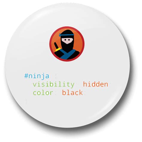 Css Ninja Badge Just Stickers Just Stickers