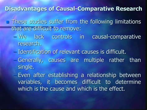 Causal Comparative Research Ppt