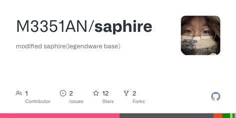 GitHub M AN Saphire Modified Saphire Legendware Base
