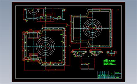 拉丝机卷筒机构设计 Autocad 2004 模型图纸下载 懒石网