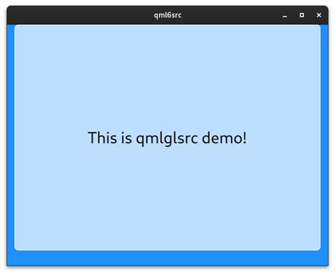 New Qt6 Qml Opengl Elements