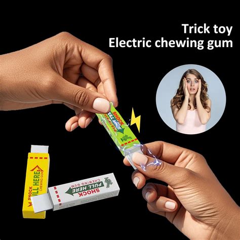 Tanglewen® Electric Shock Joke Chewing Gum Shocking Toy T Gadget Prank Trick Gag Funny Color