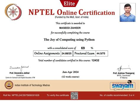 completed the joy of computing using python zaheer maseed posted on