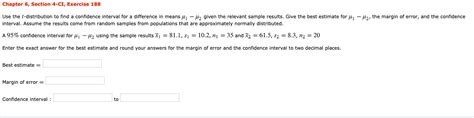 Solved Chapter 6 Section 4 Ci Exercise 188 Use The