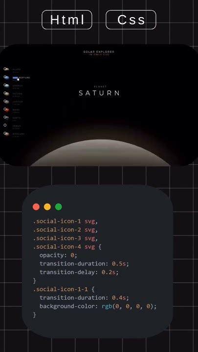 Stunning Solar System Design With Html And Css 🌌 Html Css Webdesign