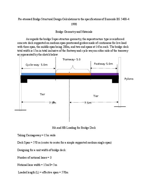 Doc Calculations Bridge Design