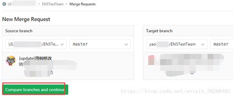 Git开发 Git Merge Request 步骤 Csdn博客