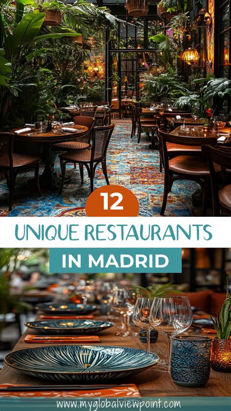12 Must Try Unique Restaurants In Madrid Foodies Guide Dining