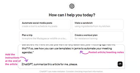 How To Use ChatGPT To Summarize An Article