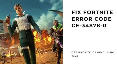[fixed] Fortnite Error Code Ce 34878 0 Ps4 Crashing Issue