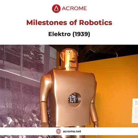 Acrome On Linkedin Robotic History Acrome Robotics Roboticshistory