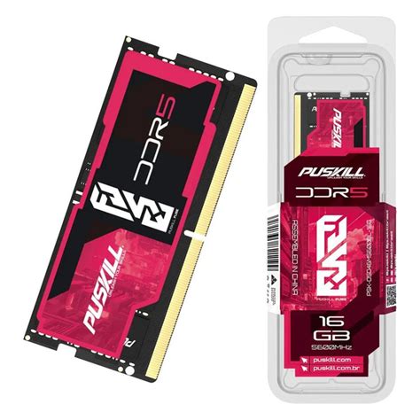 Модуль оперативной памяти Puskill Ddr5 16gb 5600mhz16 ГБ