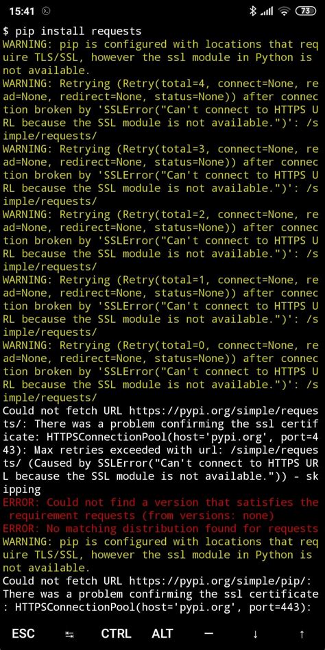 Help Please Pip Install Error In Termux R Termux