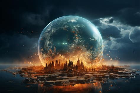 Premium Ai Image Isometric Ozone Layer Illustration