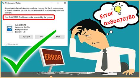Fixed ️ File Cannot Be Accessed By The System Windows Error 0x80070780