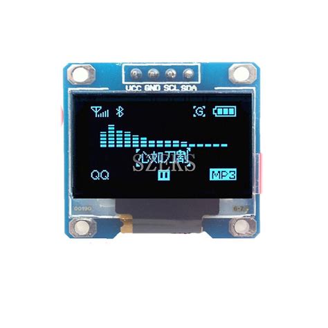 Jinzhaolai 096 Inch Oled Iic Serial White Oled Display Module 128x64 I2c Ssd1306 12864 Lcd