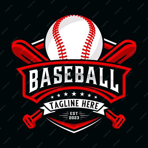 Premium Vector Baseball Vector Logo Emblematic Style Perfect For