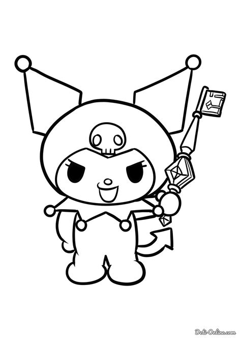 Картинки куроми раскраска распечатать