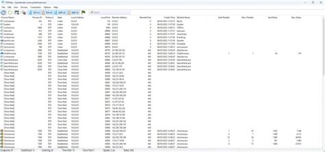 Tcpview Lister Les Connexions Réseaux Et Ports Ouverts Sur Windows