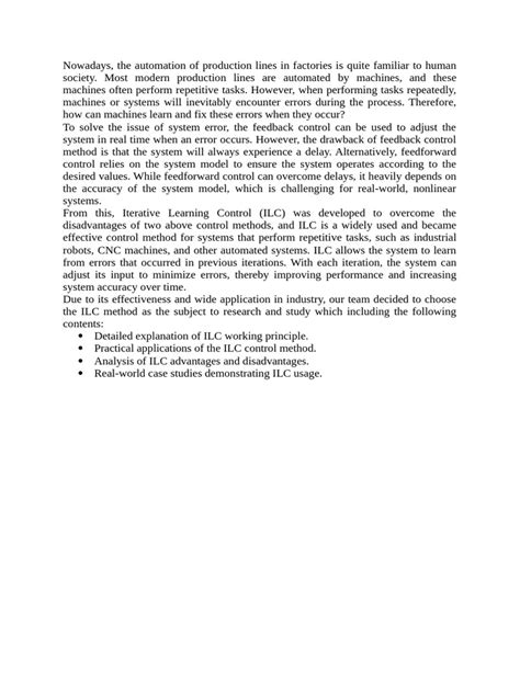 Introduction Of Iterative Learning Control Method Pdf