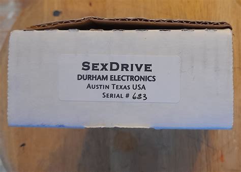 Durham Electronics Sex Drive Clean Boost Pedal Rare Uk