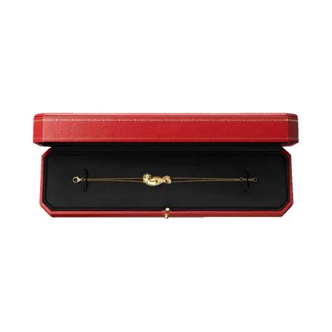 卡地亚 Cartier CRB6038717 Panthre de Cartier手链 黄金 上漆 沙弗来石榴石 小迈步海淘品牌官网