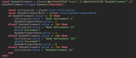 realm increase for cultivation game based on wuxia novels scripting