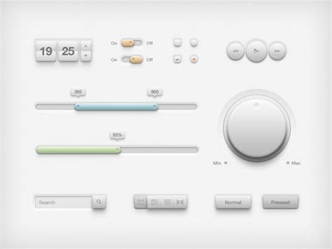 Ui Interface Elements For Photoshop
