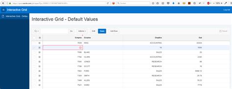interactive grid adding rows with default values oracle forums