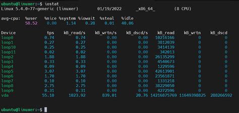 iostat command in linux linuxways