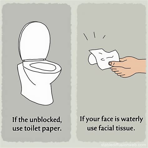 Toilet And Facial Tissue Usage Stable Diffusion Online