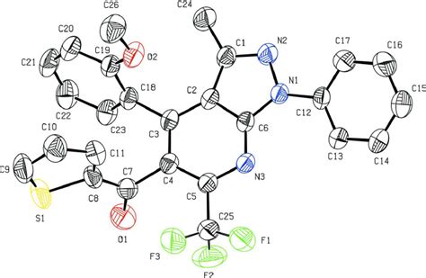 Molecular Structure Of I Showing The Atom Numbering Scheme And Download Scientific Diagram