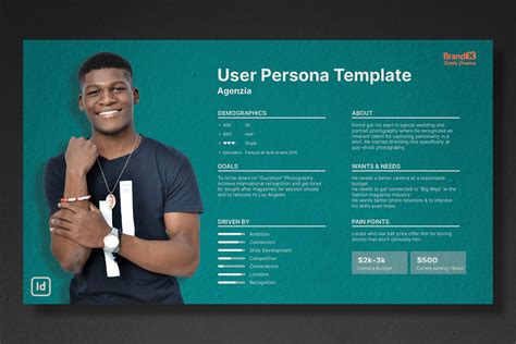 Agenzia I User Persona Template Design Asset Behance