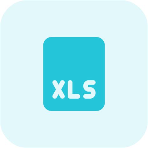 Xls 파일 형식 무료 직업과 직업개 아이콘