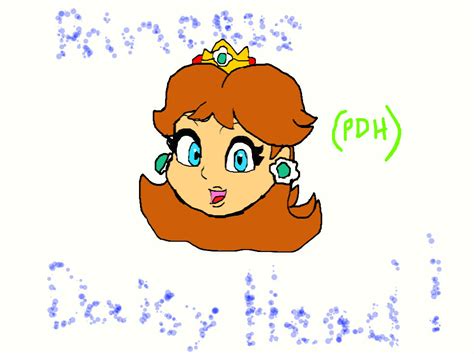 Princess Daisy Head By Etheralmoonlight On Deviantart