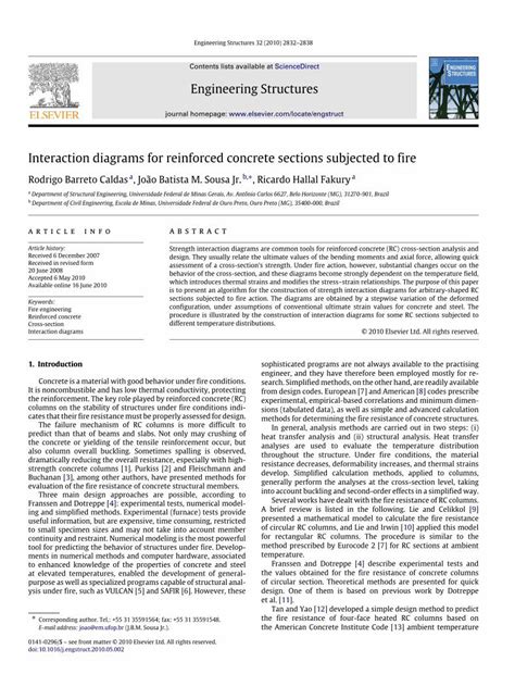 Pdf Interaction Diagrams For Reinforced Concrete Sections Subjected