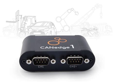 canedge1 2x can bus data logger sd rtc