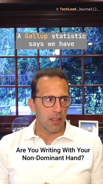 Tech Lead Journal On Linkedin Are You Writing With Your Non Dominant Hand Hear More From Andre